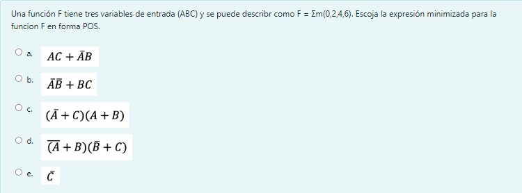Solved A function F has three input variables (ABC) and can | Chegg.com