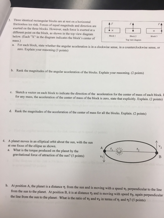 Solved Three identical rectangular blocks are at rest on a | Chegg.com
