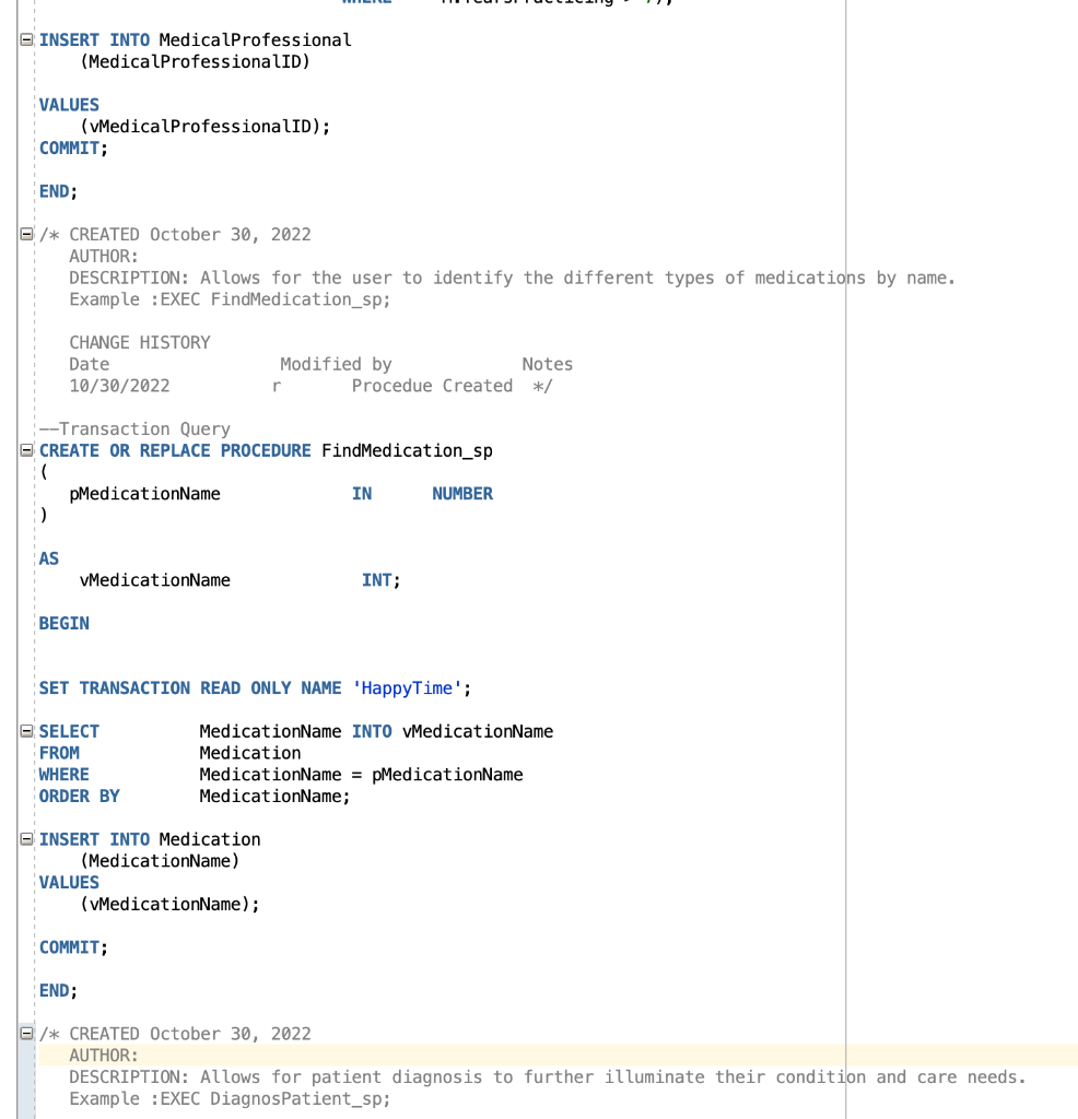 Project Part 3: Stored Procedures Instructions: 1. | Chegg.com