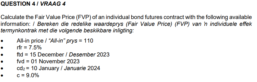 Solved Calculate the Fair Value Price (FVP) of an individual | Chegg.com