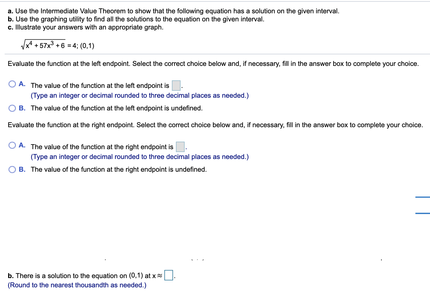 Solved Please find the left endpoint, right endpoint, and | Chegg.com