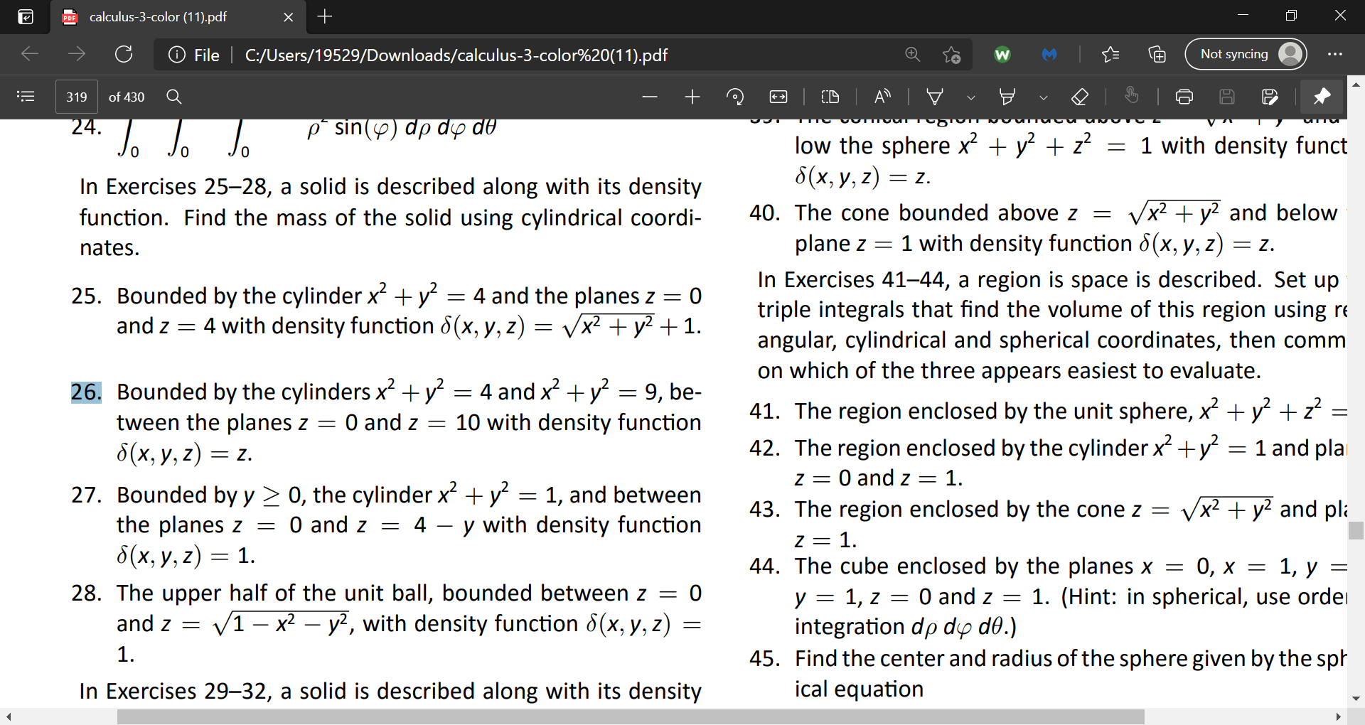 Solved In Exercises 25–28, a solid is described along with | Chegg.com