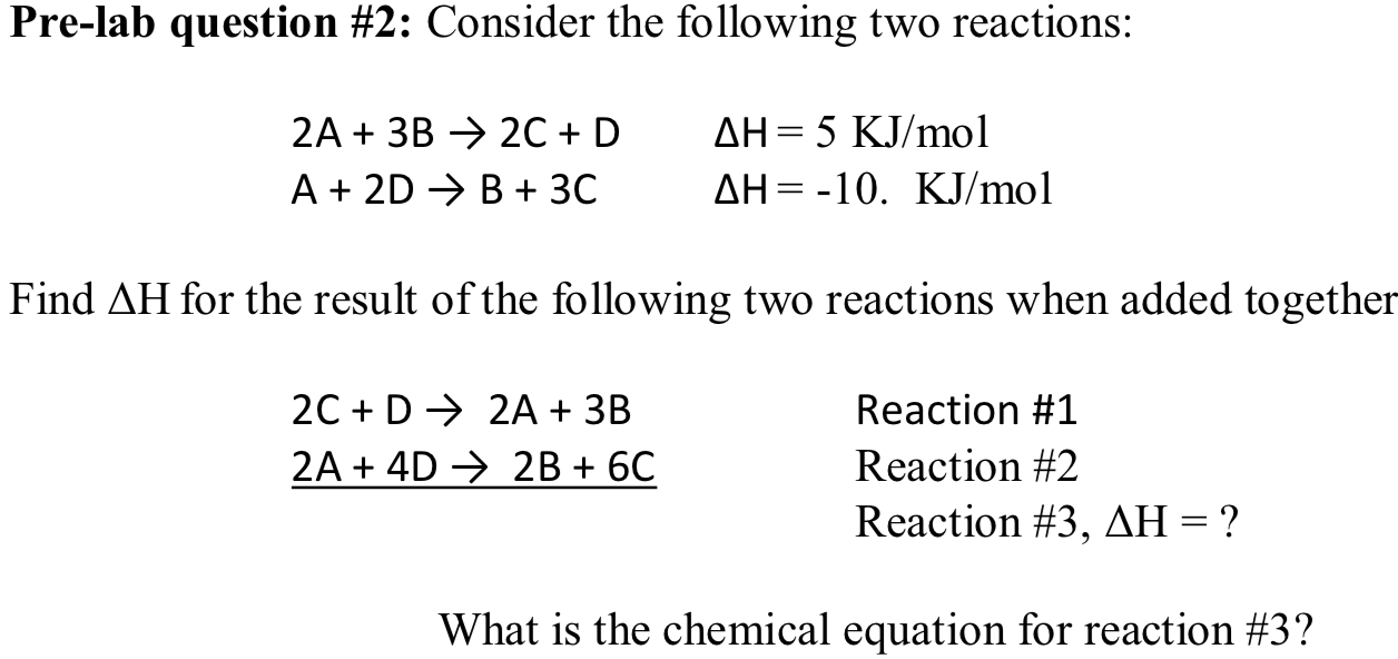 Solved Pre-lab question #2: Consider the following two | Chegg.com Solved Pre-lab question #2: Consider the following two | Chegg.com