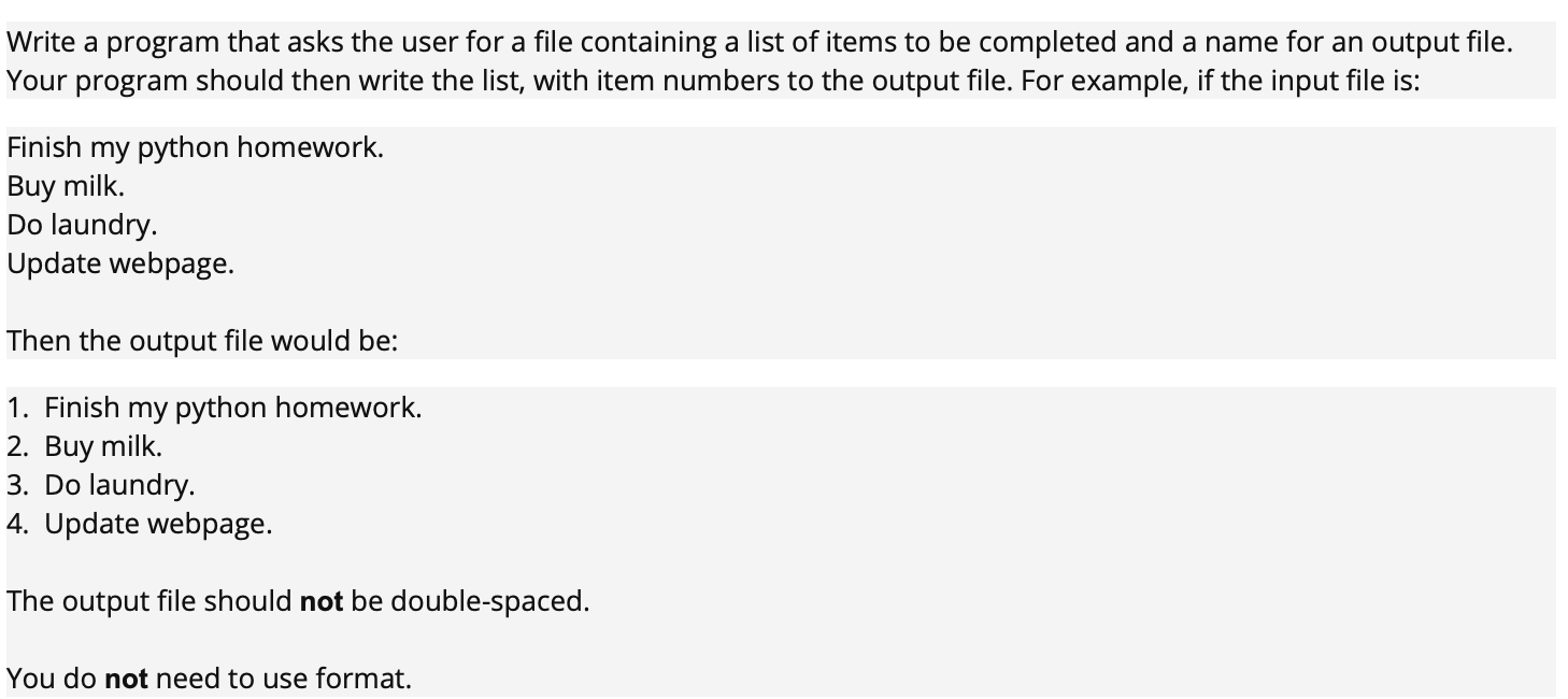 Solved Write a program that asks the user for a file | Chegg.com