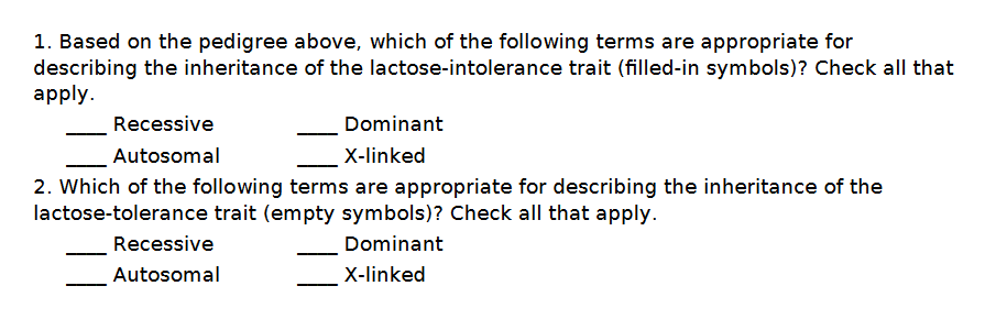 Solved Part 1: Determining the Pattern of Inheritance of | Chegg.com
