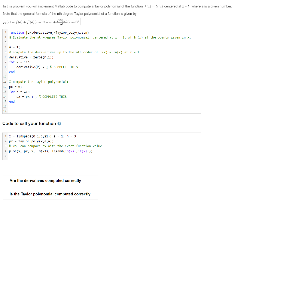 Solved In this problem you will implement Matlab code to | Chegg.com Solved In this problem you will implement Matlab code to | Chegg.com