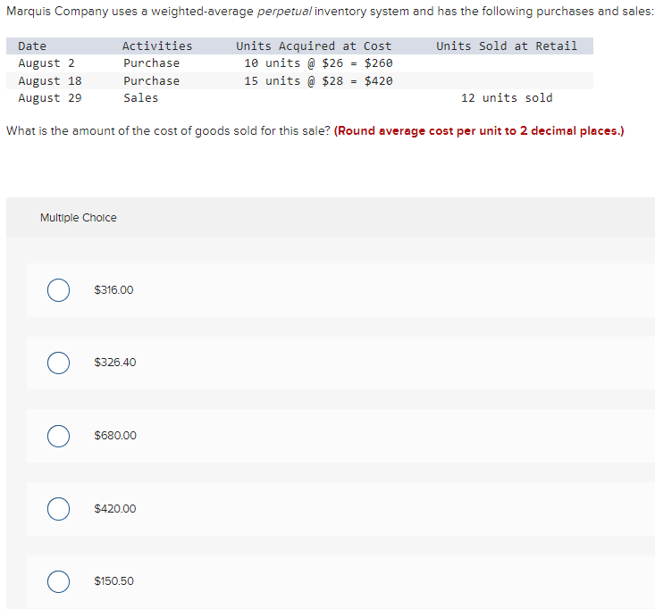 Solved Multiple Choice $3,150 $3,136 $5,860 $2,854 | Chegg.com