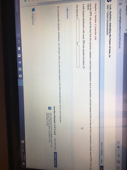 Solved ASSIGNMENT RESOURCES Chapter 2, Section 3, Exercise | Chegg.com