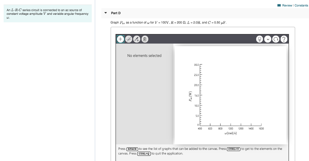 Solved Review Constants An L-R-C series circuit is connected | Chegg.com