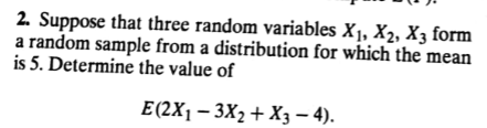 Solved 2. Suppose that three random variables X1, X2, X3 | Chegg.com