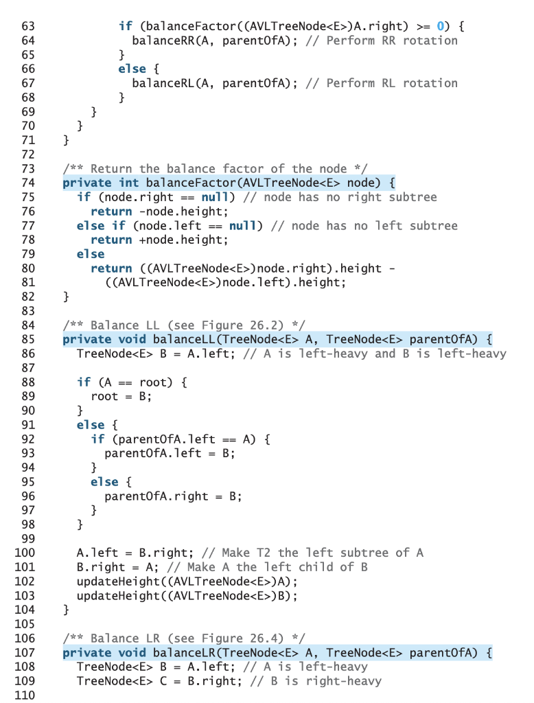 Solved Write a complete test program to test if the AVL Tree | Chegg.com