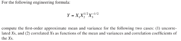 Solved For the following engineering formula: | Chegg.com