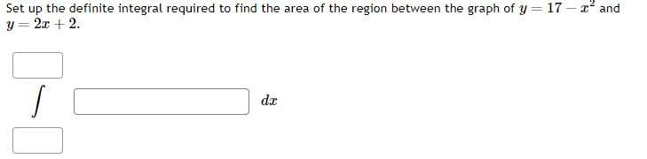 Solved Set up the definite integral required to find the | Chegg.com
