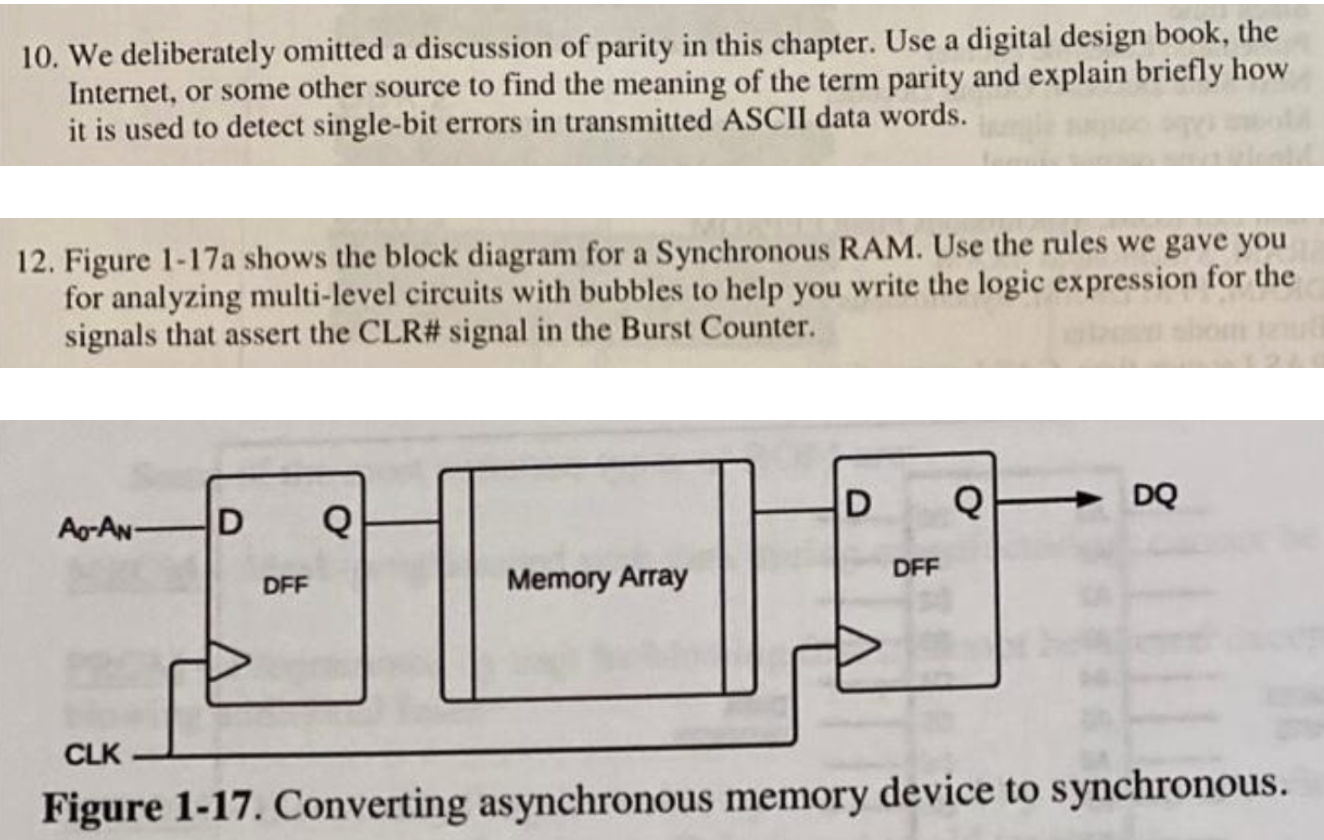 Solved 10. We deliberately omitted a discussion of parity in | Chegg.com