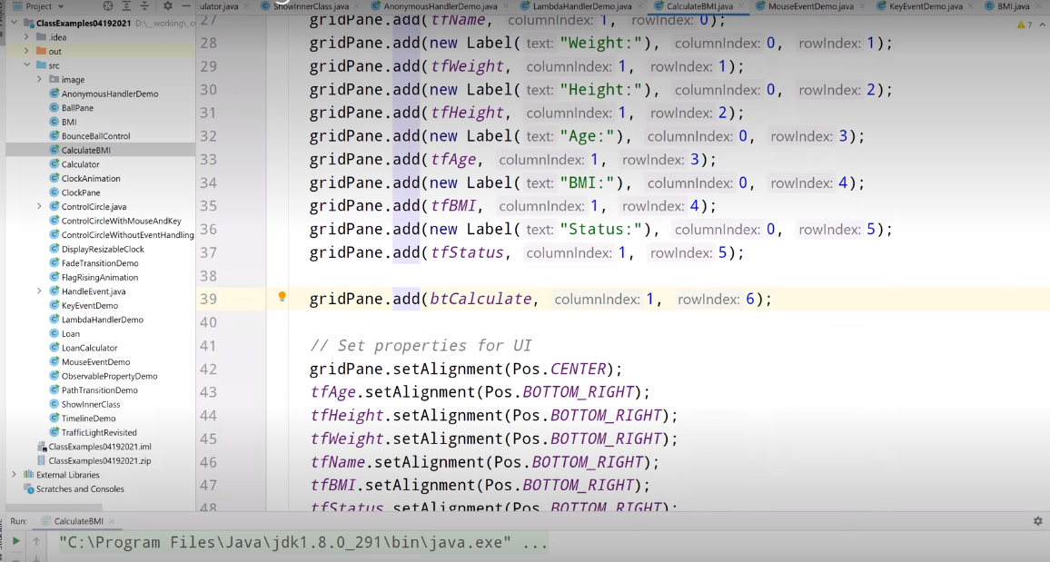 Solved (NEED TO USE JavaFX) I will send the pictures below | Chegg.com