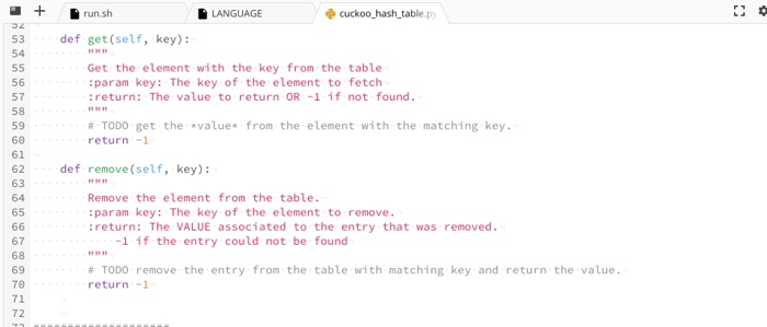 You are to implement a map using a variant of cuckoo | Chegg.com