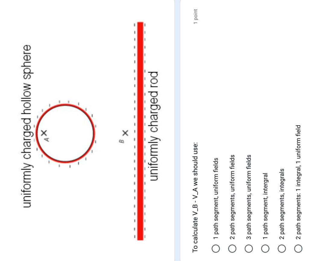 Solved To calculate V_B - V_A we should use: 1 point 1 path | Chegg.com
