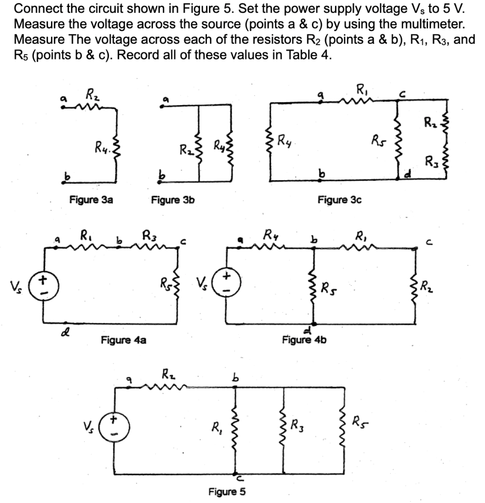 Solved R1 = 330 Ω, R2 = 1 kΩ, R3 = 2 kΩ, R4 = 4.7 kΩ, and Rs | Chegg.com