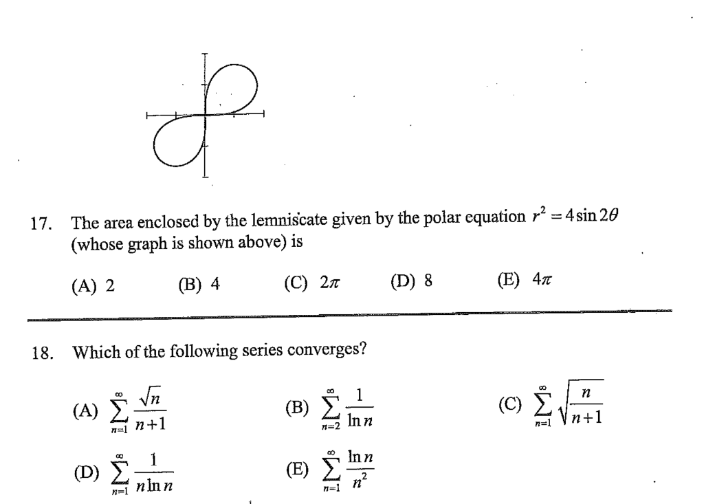 Solved р 17. The area enclosed by the lemniscate given by | Chegg.com