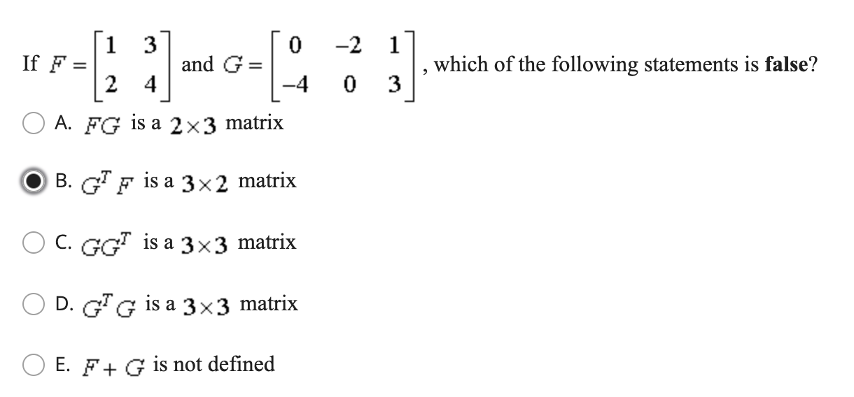Solved Consider the matrices X=[1112],Y=[1111] and | Chegg.com