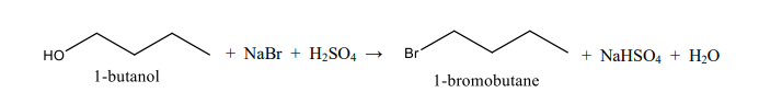Solved HO + NaBr + H2SO4 Br + NaHSO4 + H2O 1-butanol | Chegg.com