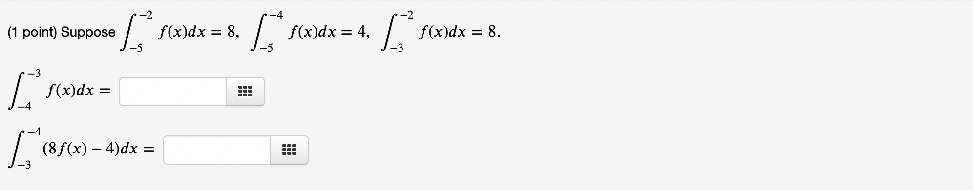 Solved (1 point) Suppose | Chegg.com