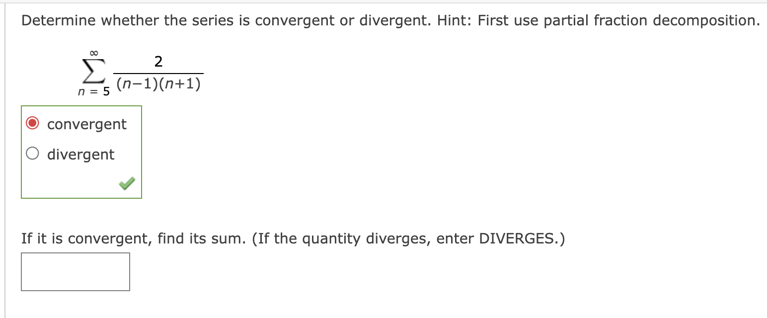 Solved Determine whether the series is convergent or | Chegg.com