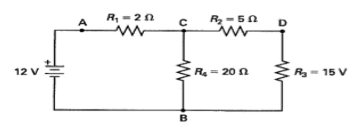Solved What is most nearly the total resistance between | Chegg.com
