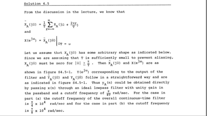 Homework Find The Minimum Sampling Rate Signal Processing Stack
