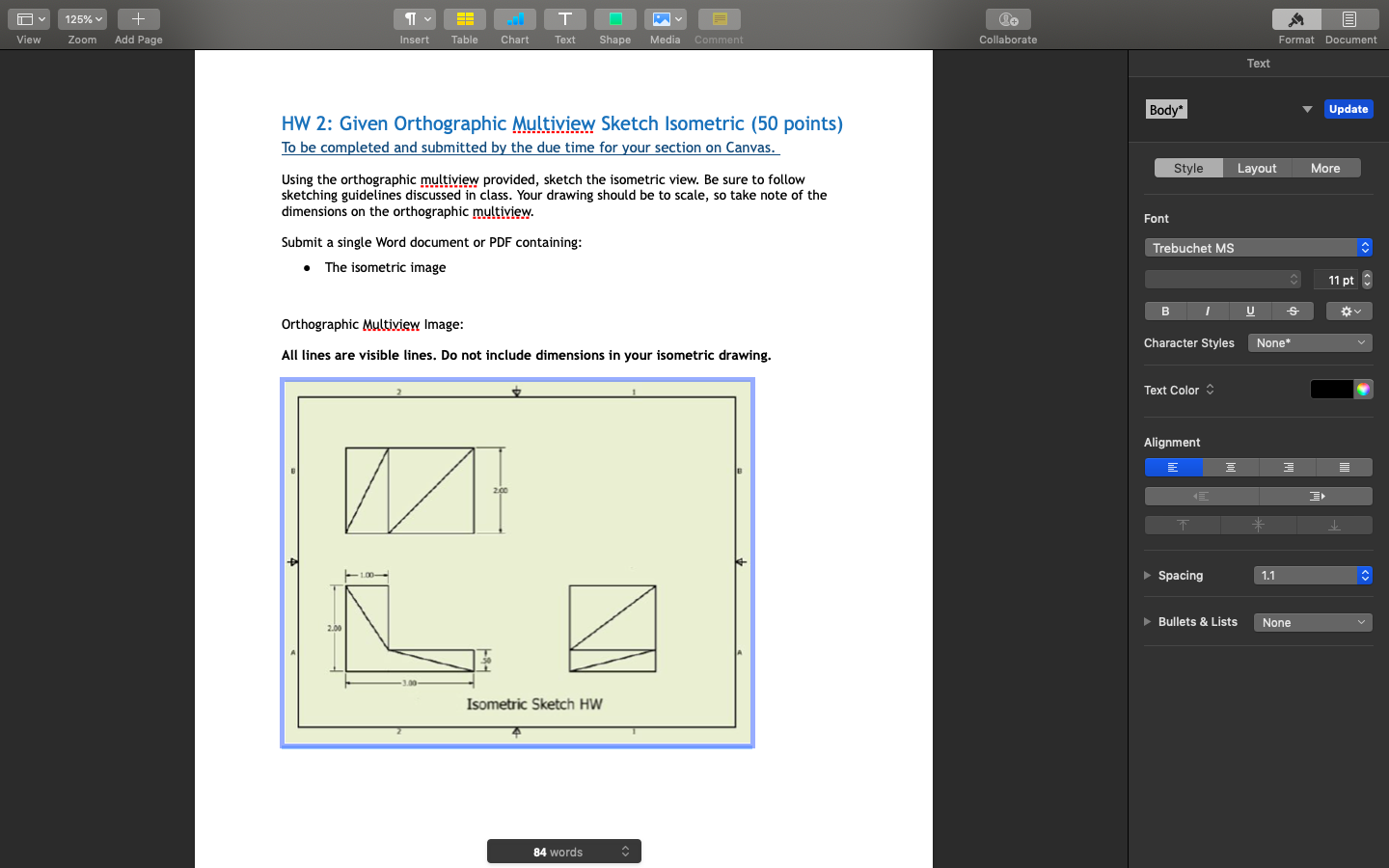 Solved O View 125% Zoom + Add Page 1 E Insert Table TOM Text | Chegg.com