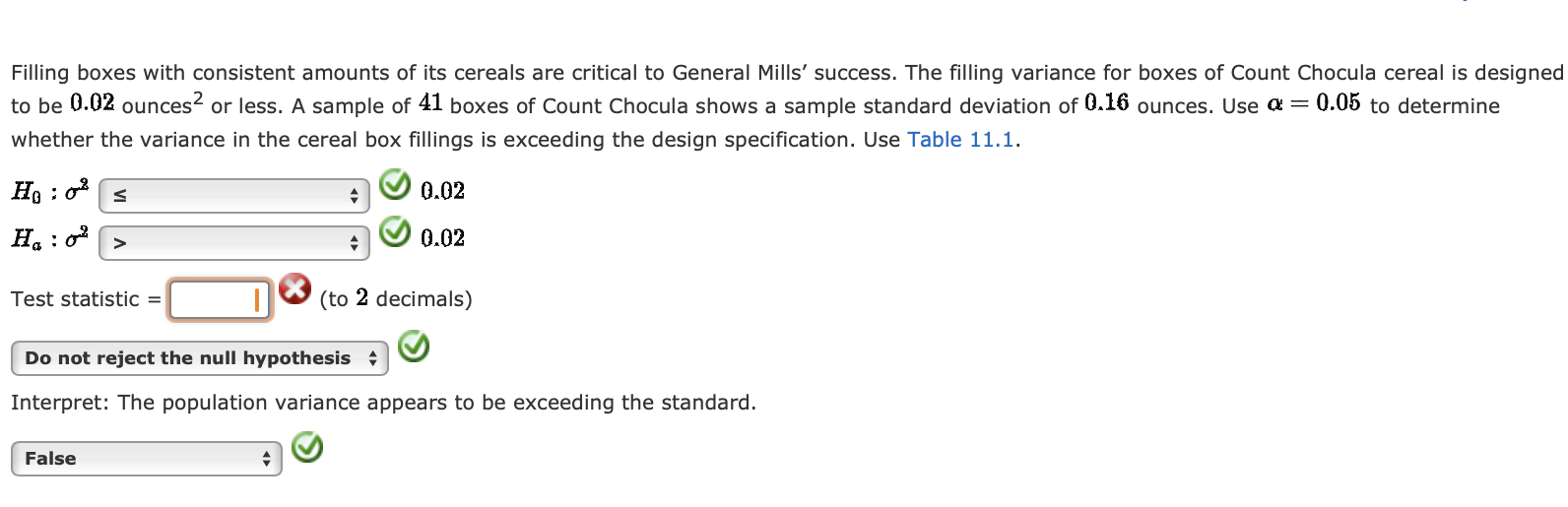 Solved Filling boxes with consistent amounts of its cereals | Chegg.com