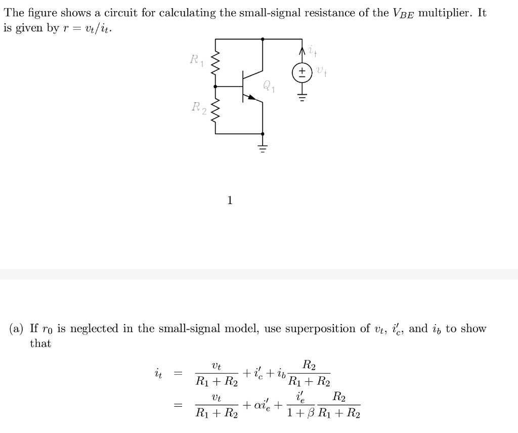 The figure shows a circuit for calculating the | Chegg.com