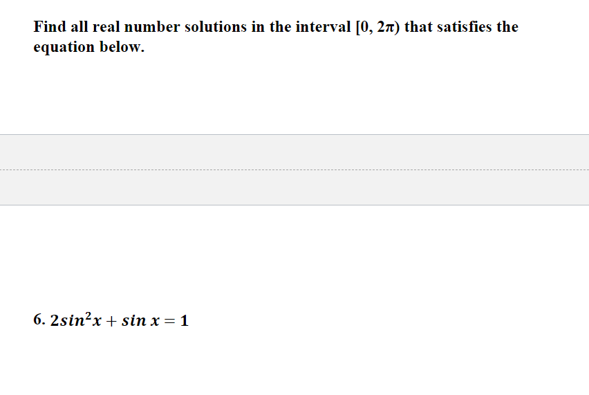 Solved Find all real number solutions in the interval [0, | Chegg.com