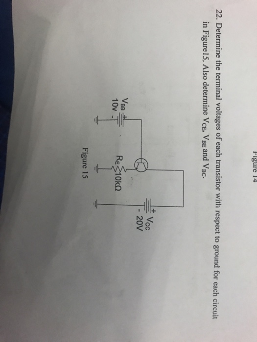 Solved Figure13 21. Find IB, IE and Ic in Figure | Chegg.com