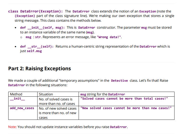 Solved Part 1: Classes You will be writing two | Chegg.com