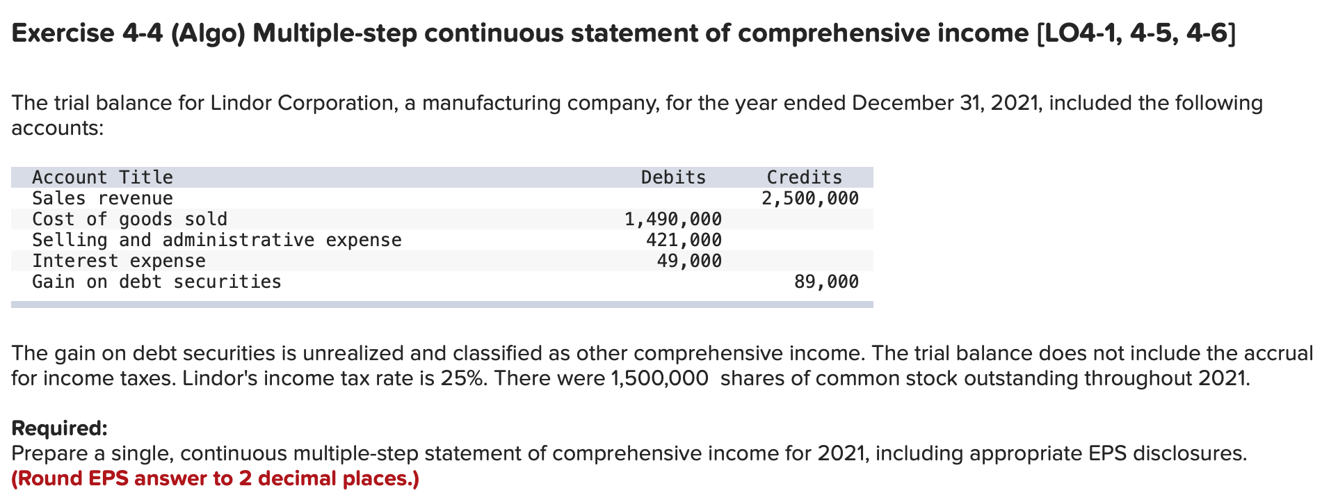 Solved Exercise 4-4 (Algo) Multiple-step continuous | Chegg.com