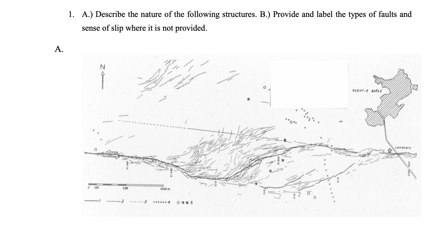 Label the sense of the fractures on the maps. Label | Chegg.com