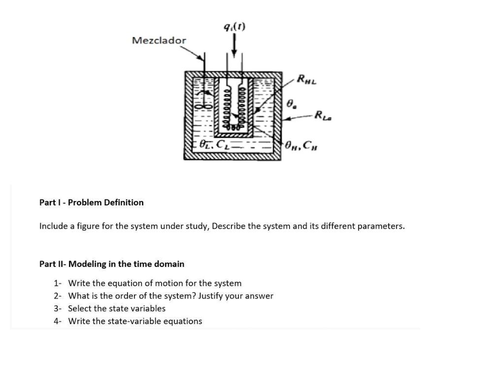 Solved Part I - ﻿Problem DefinitionInclude a figure for the | Chegg.com
