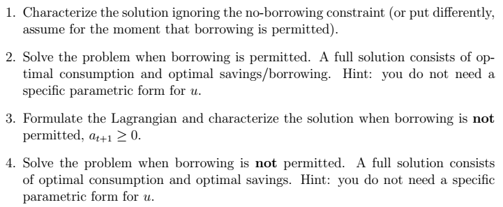 Solved B. Three-period consumer's problem with a | Chegg.com