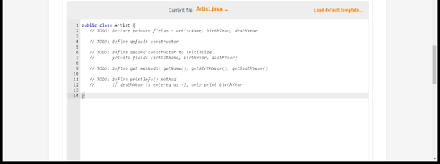 Solved 4.27 LAB: Artwork label (classes/constructors) | Chegg.com