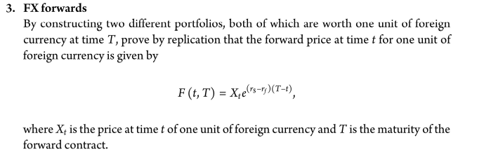 Solved 3. FX forwards By constructing two different | Chegg.com