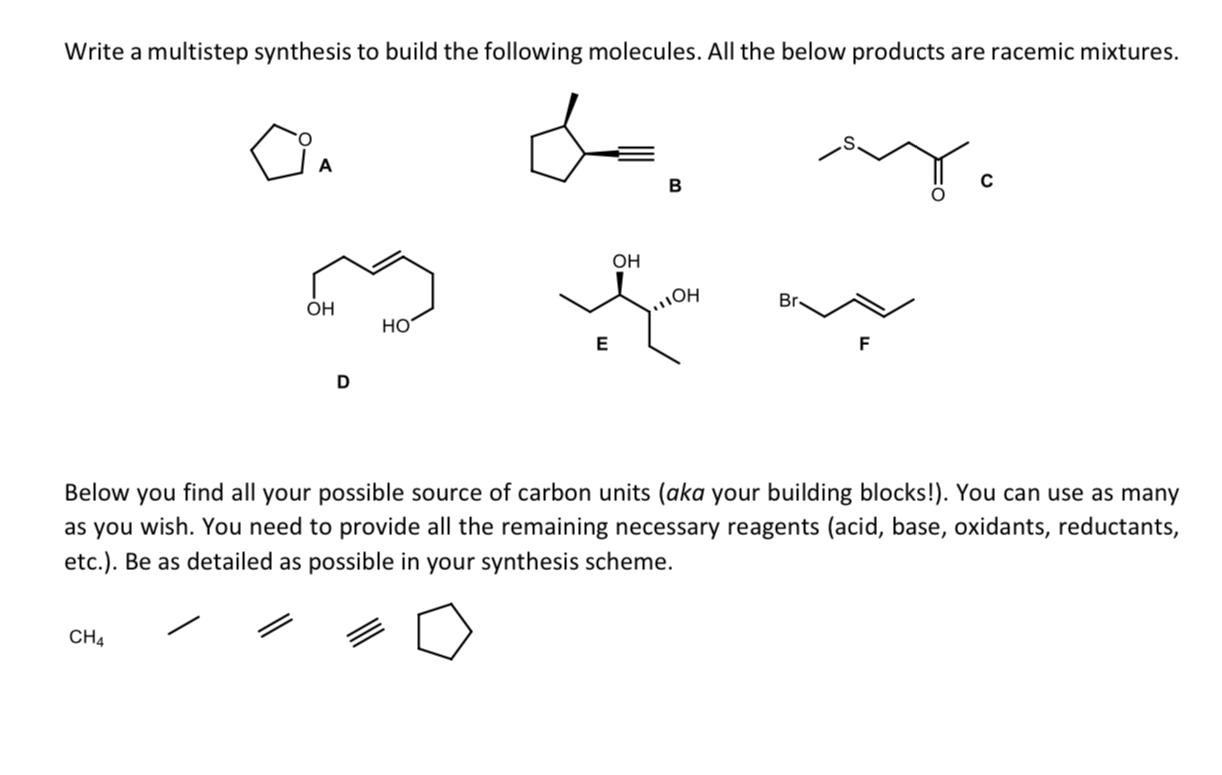 Solved Write a multistep synthesis to build the following | Chegg.com