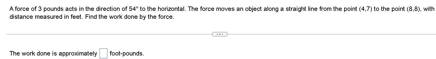 Solved A force is given by the vector F = 2i + 5j. The force | Chegg.com