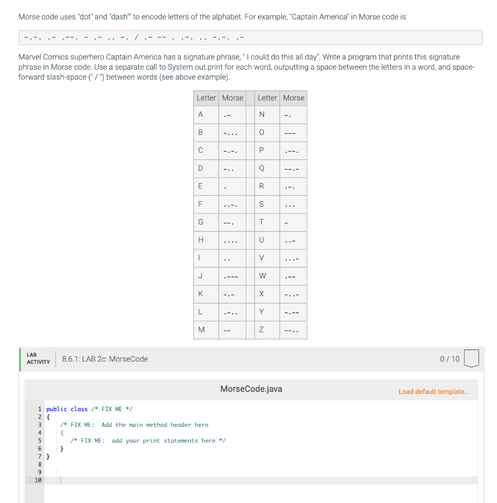 Solved Morse code uses "dot" and "dash" to encode letters of | Chegg.com