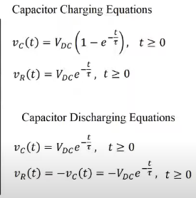 Capacitor Charging Equations | Chegg.com