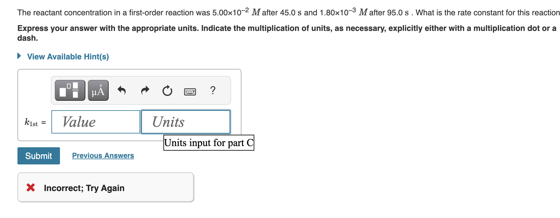 Solved The reactant concentration in a zero-order reaction | Chegg.com