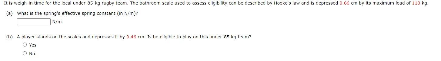 Solved It is weigh-in time for the local under-85-kg rugby | Chegg.com