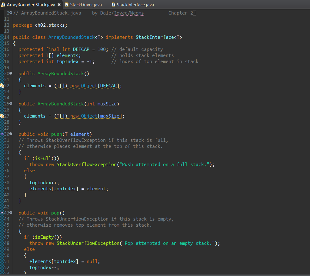 Suppose The Adt Stack Included A Void Method 