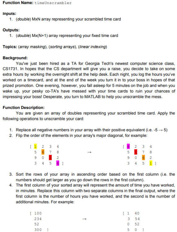 Solved Please Use Matlab To Solve No Conditionals Or 9072