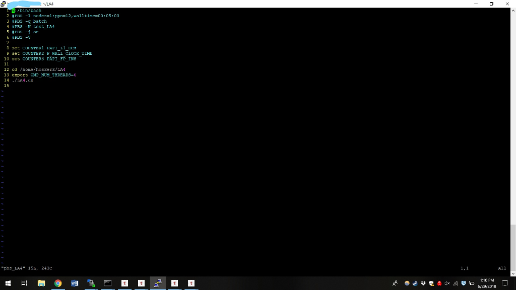 I am trying to use Paraprof and use TAU | Chegg.com